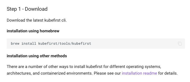 [Docs]: How to install the installer has multiple variations on the ...
