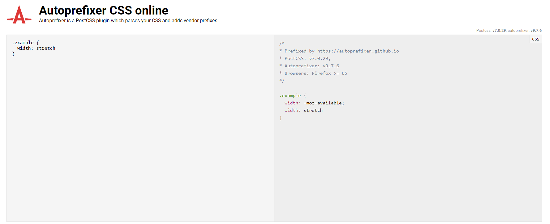No moz-available for Firefox > 65 · Issue #1362 · postcss/autoprefixer · GitHub