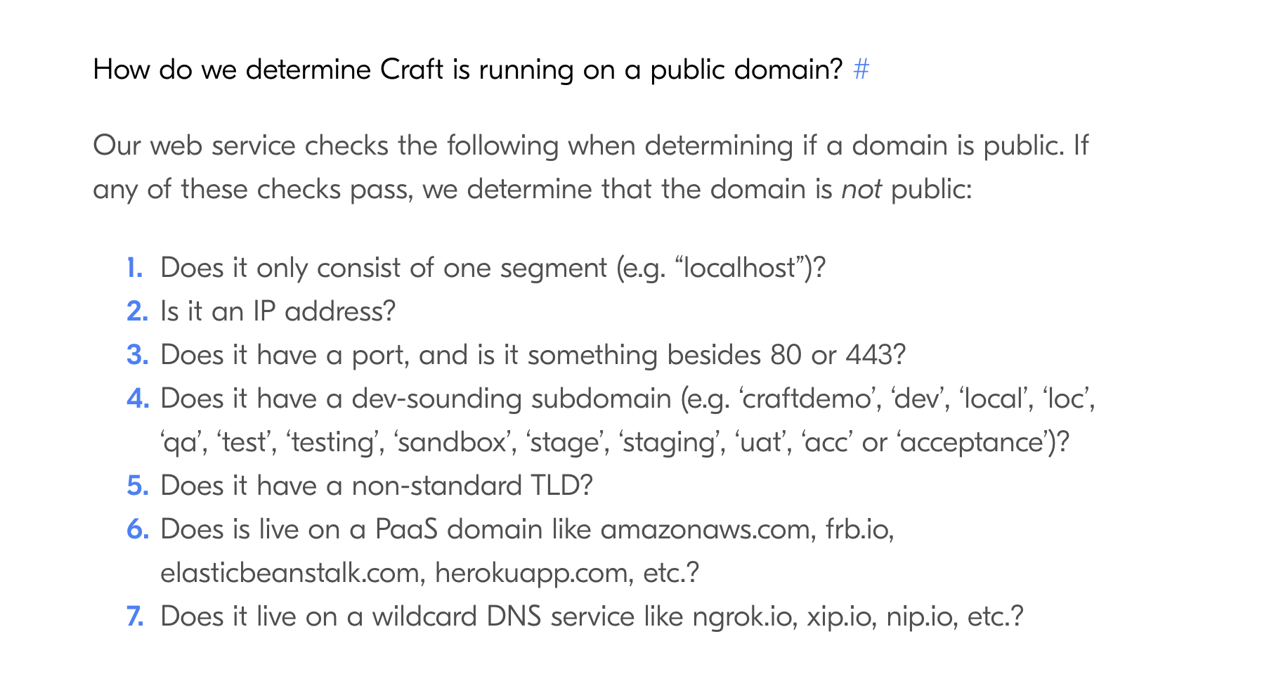 Requesting a clear and comprehensive list of "dev-sounding" subdomains · Issue #192 · craftcms ...
