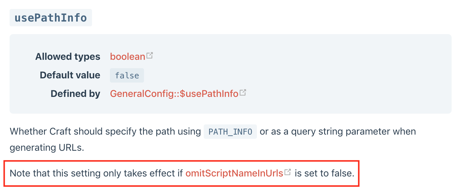 `omitScriptNameInUrls` is not overriding `usePathInfo` · Issue #4281 · craftcms/cms · GitHub