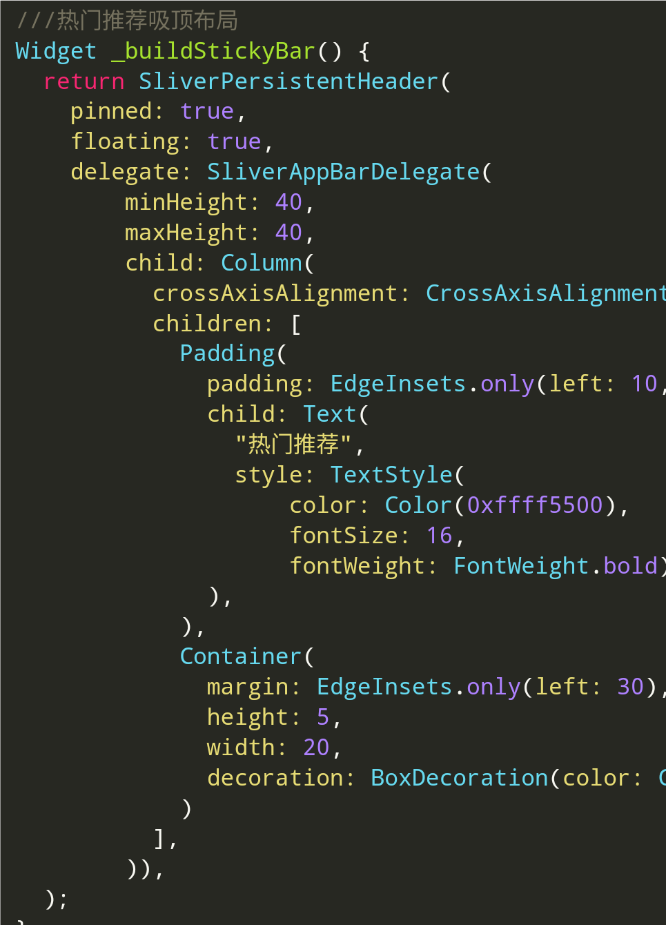 您好 吸顶在小程序上没效果了 · Issue #264 · mpflutter/mpflutter · GitHub