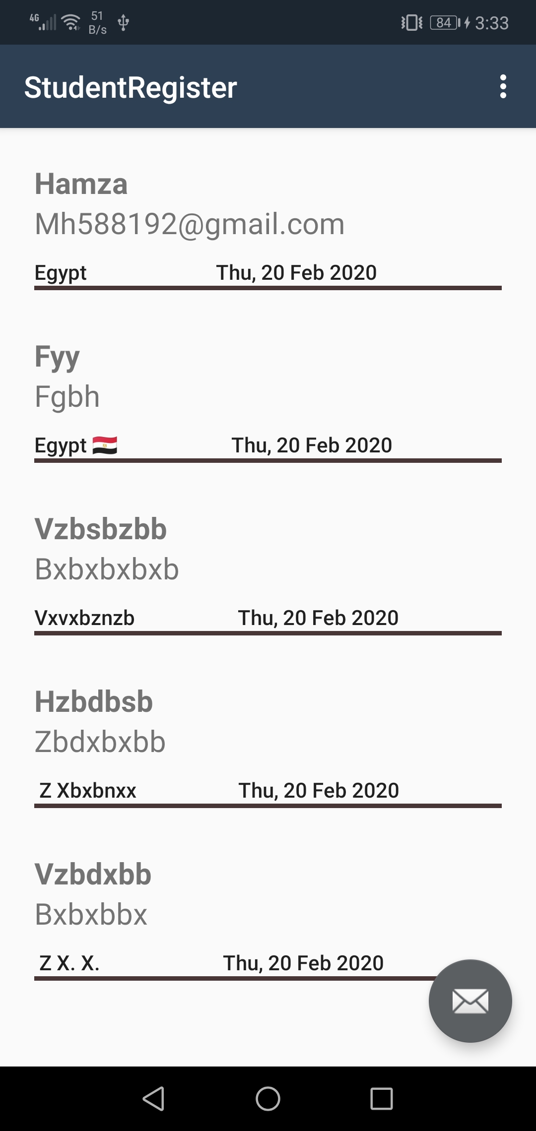 GitHub - GoldRoger97/StudentRegister