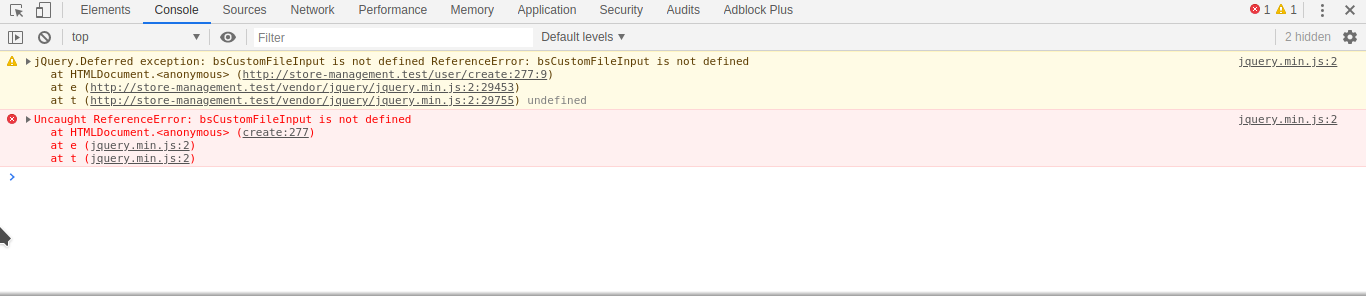 Custom file input error · Issue #439 · jeroennoten/Laravel-AdminLTE · GitHub
