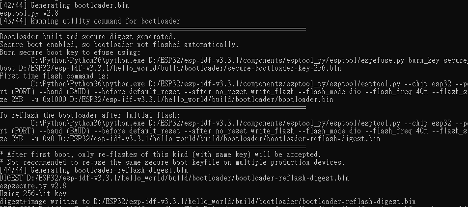 Enable Secure Boot And Flash Encryption Fail Idfgh 2612 · Issue 4692 · Espressifesp Idf · Github