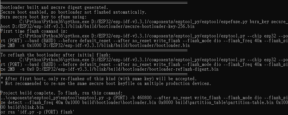 Enable Secure Boot Csum Err0xfa0x72windows Idfgh 2639 · Issue 4717 · Espressifesp Idf