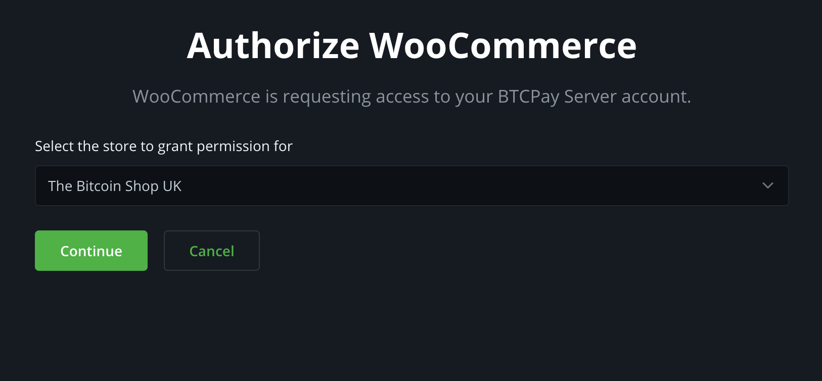 Unable to authorise woocommerce. · Issue #4627 · btcpayserver/btcpayserver · GitHub