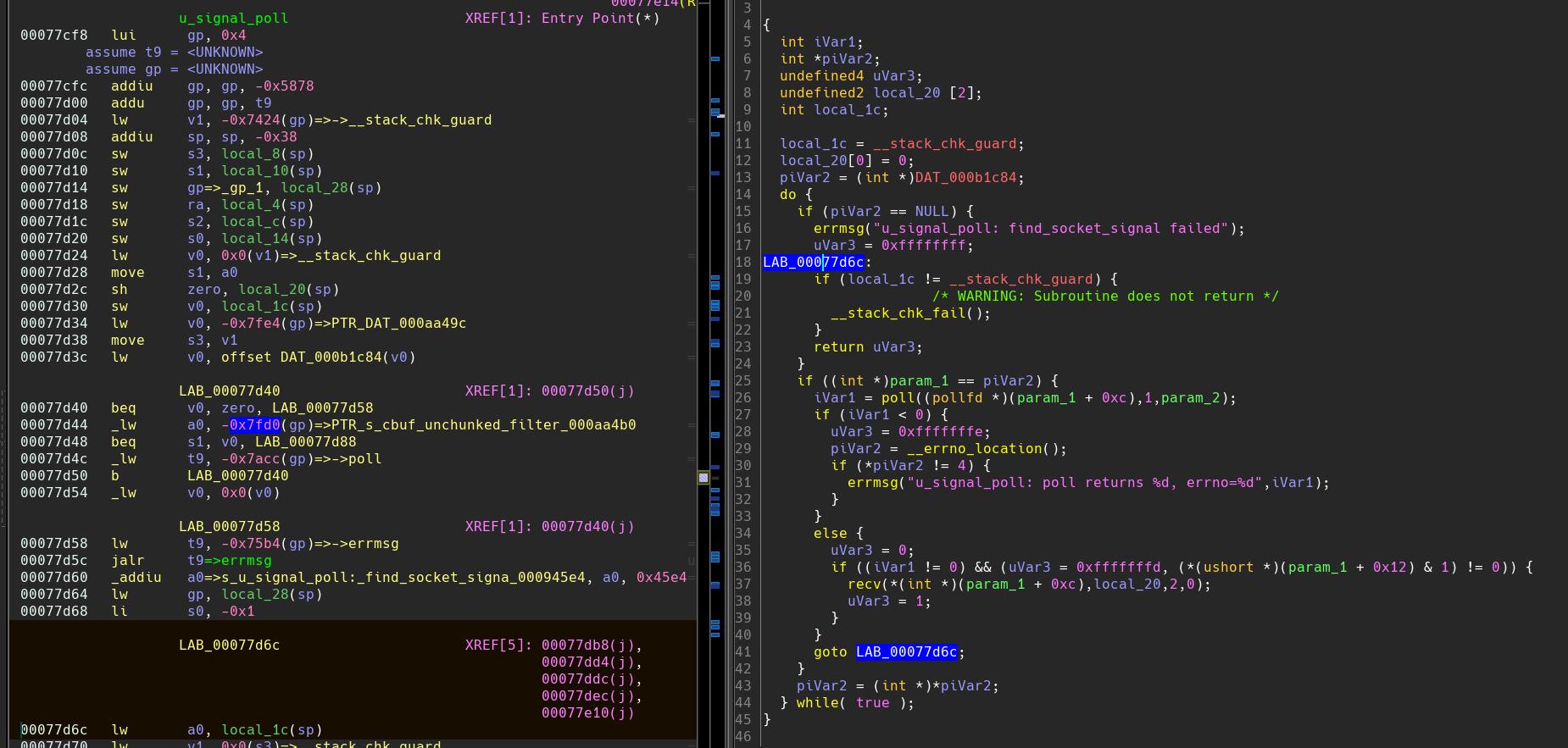 Allow renaming of labels in decompiler view · Issue #1751 · NationalSecurityAgency/ghidra · GitHub
