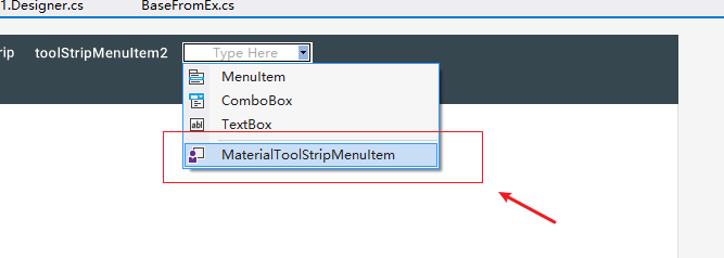 materialToolStripMenuItem can't add item to DropDownItems · Issue #3 ...