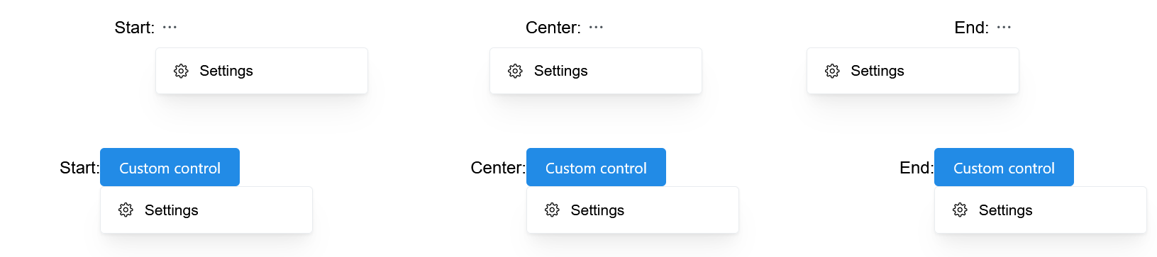 Menu component placement breaks with custom control · Issue #215 ...