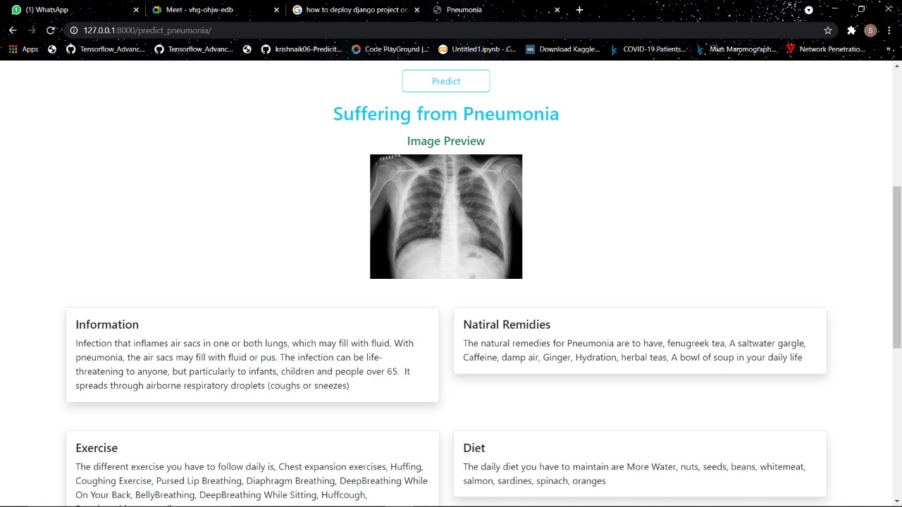 Github Aman3786 Disease Prediction Using X Ray Mri This Is A Web