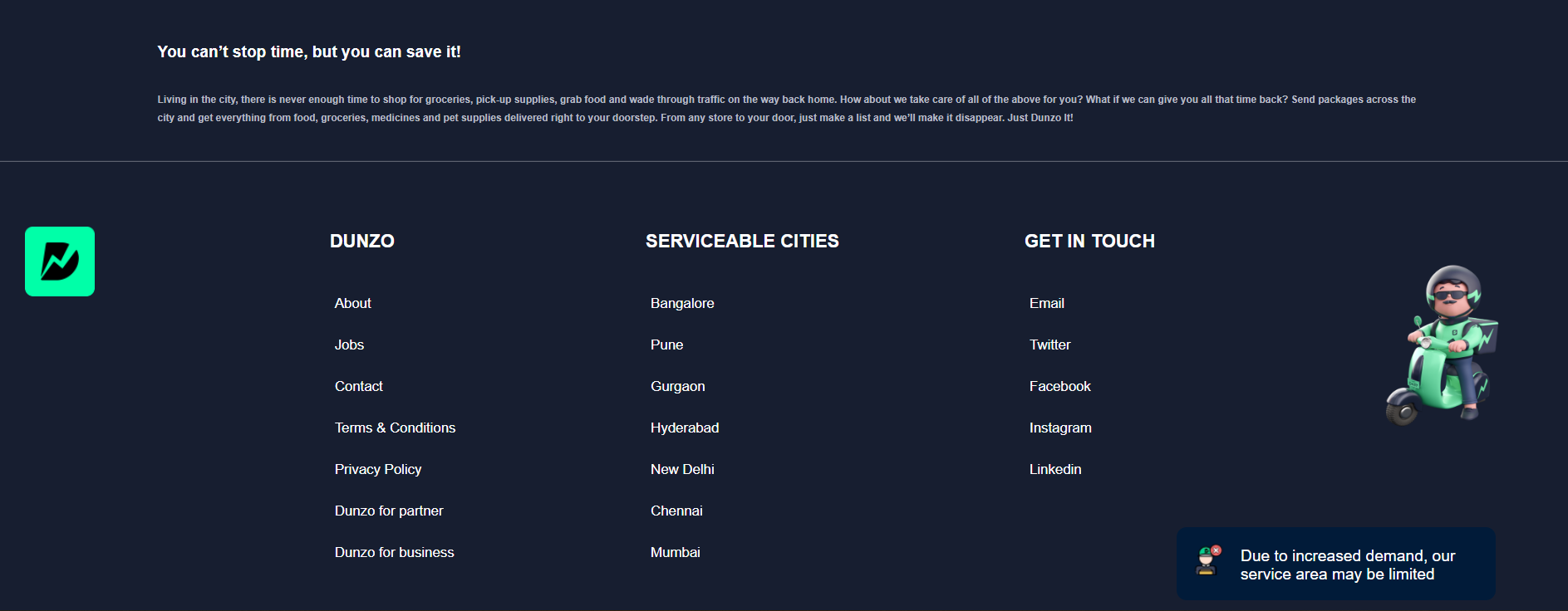 GitHub - vallabsri182000/dunzo-clone: Clone website
