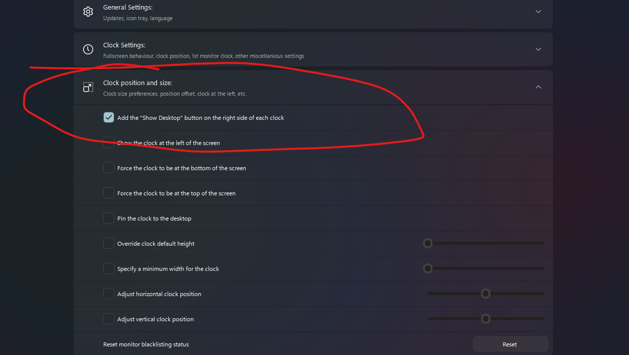 An option should be added for ElevenClock to be INSTEAD of the Windows ...