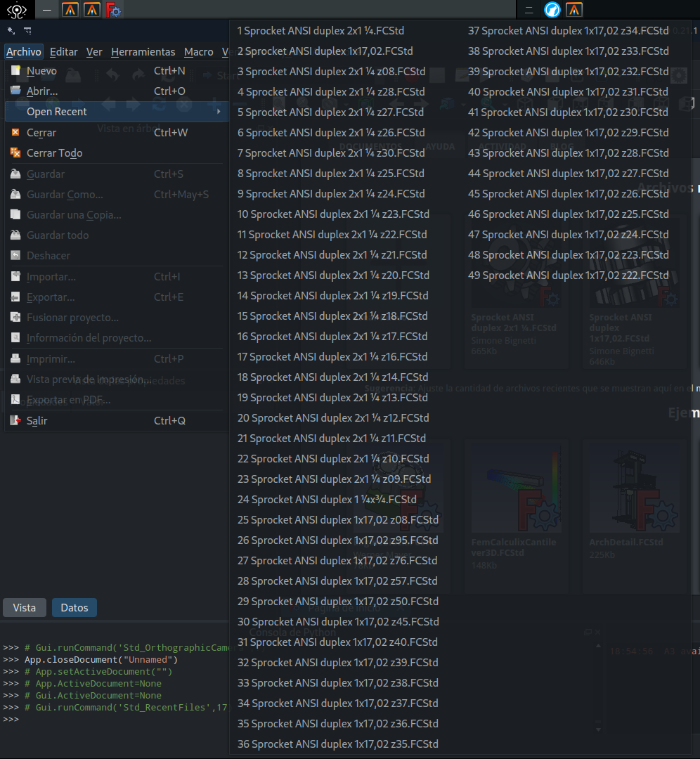 Problem Open Recent Menu Shows Deleted Files · Issue 11247 · Freecadfreecad · Github 8088