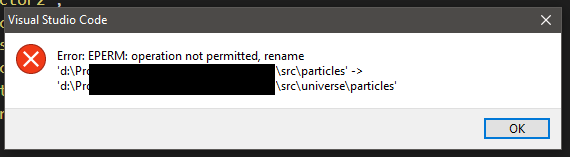 Cannot Move Folder · Issue #190816 · microsoft/vscode · GitHub