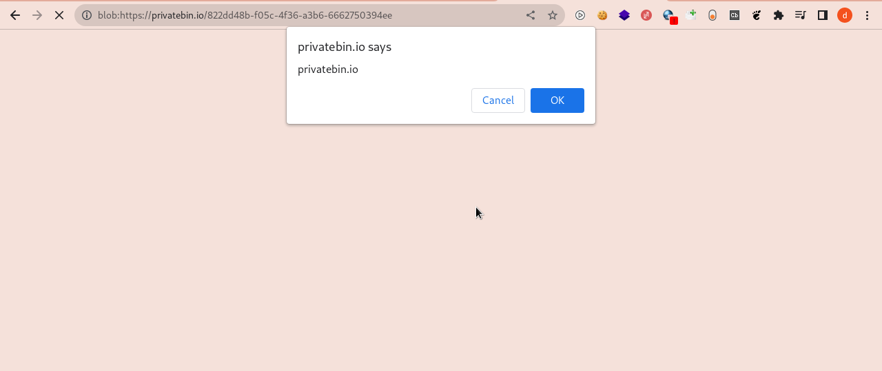 Stored XSS in `privatebin.io` Via Upload File ` HTML` · Issue #1047 · PrivateBin/PrivateBin · GitHub