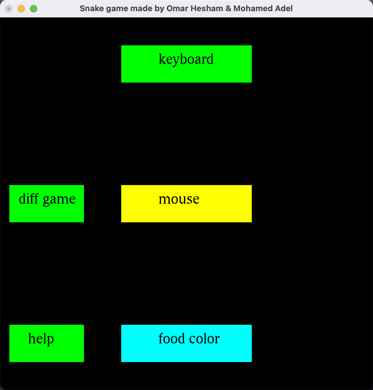 GitHub - Mohamedadeltv/Snake-Game: openGL