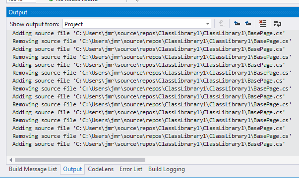 Infinite cycle of DesignTimeBuilds in multi target projects referencing System.Web.UI.Page ...
