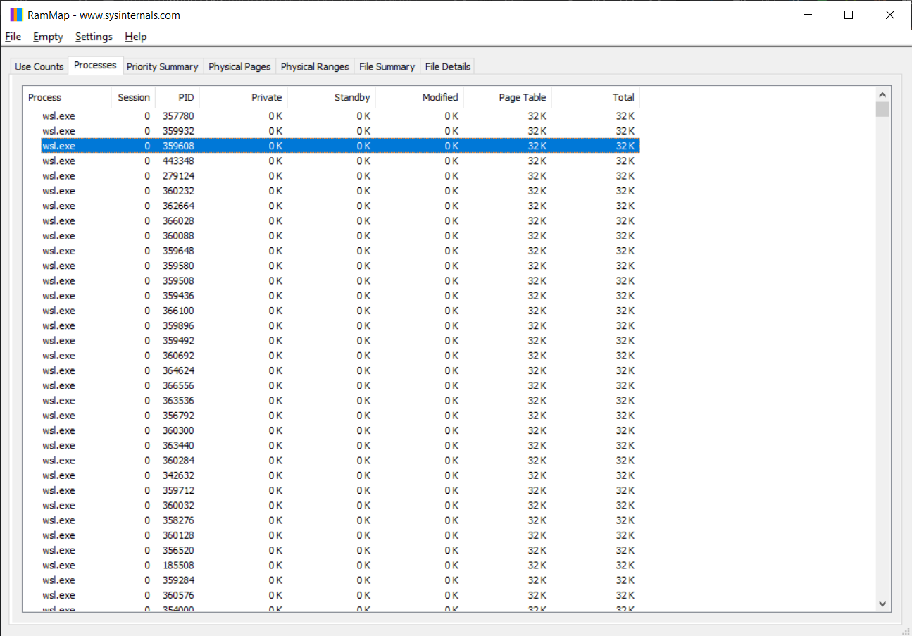 WSL1 many wsl.exe instances persist after wsl.exe --shutdown · Issue ...