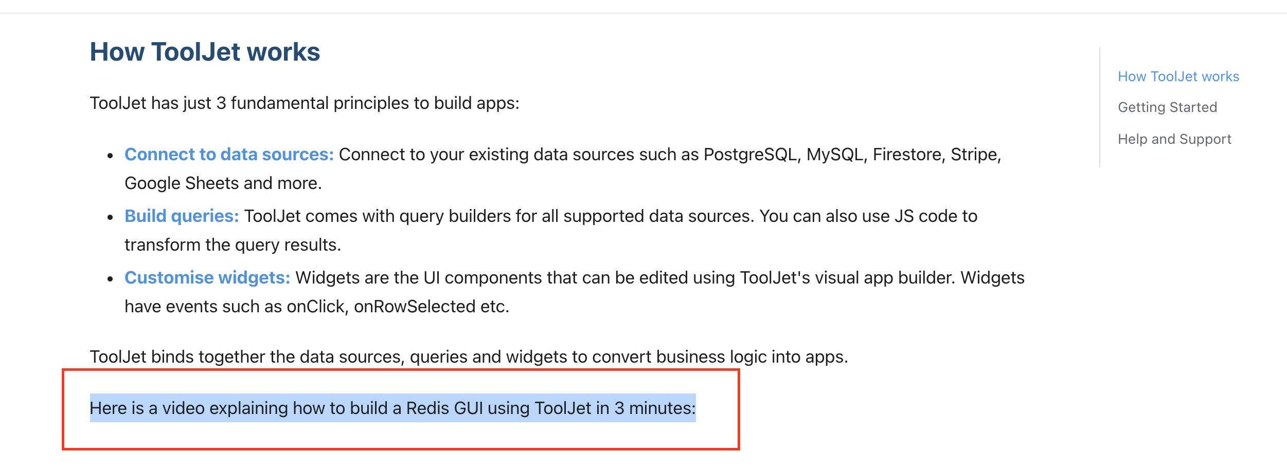 Missing video in documentation · Issue #417 · ToolJet/ToolJet · GitHub