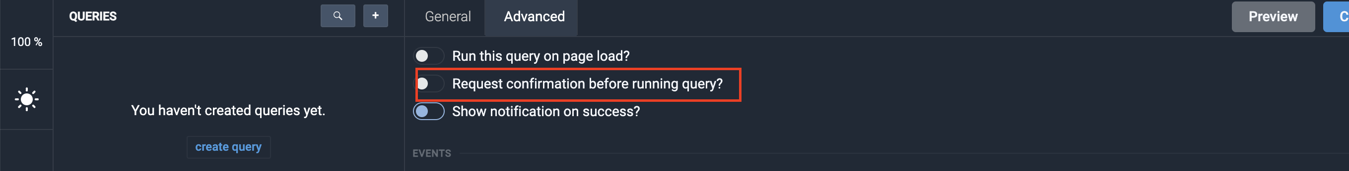 Feature for 'Request confirmation before running query' not working · Issue #834 · ToolJet ...