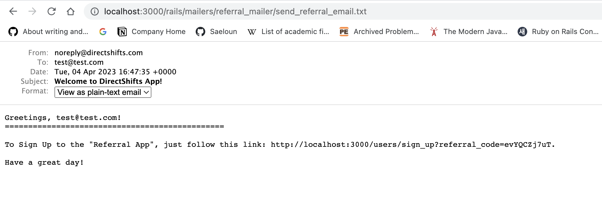 GitHub - mohinid/referral-app: DirectShifts Assessment
