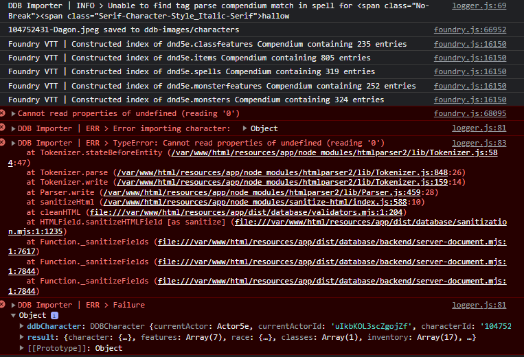 Cannot import character: type error: Cannot read properties of undefined · Issue #329 ...