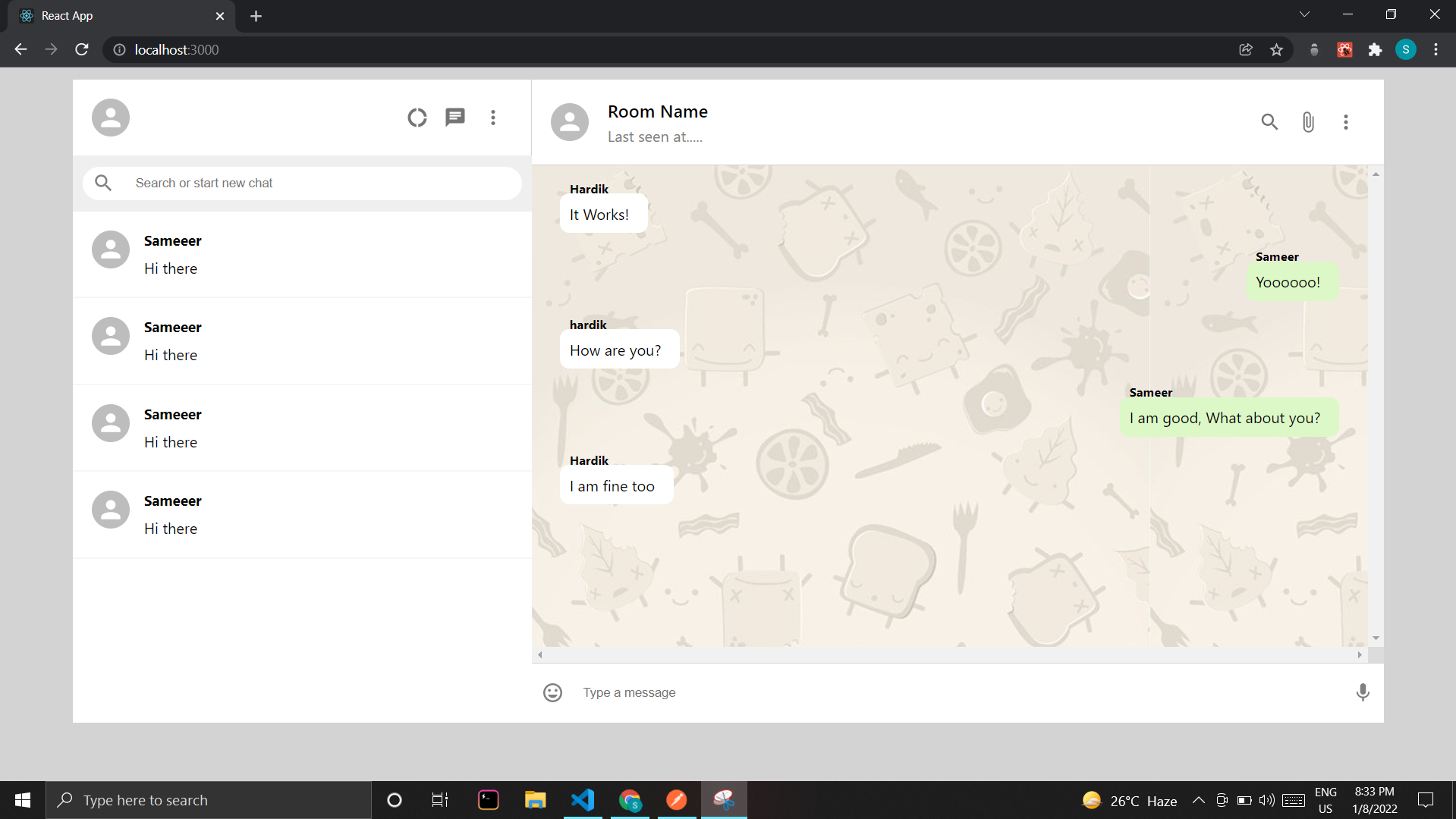 GitHub - Sameerpinjari-24/MERN-Whatsapp-clone
