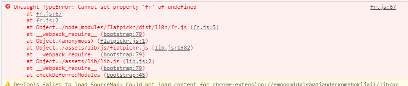 Localization issue since the last release · Issue #2366 · flatpickr/flatpickr · GitHub