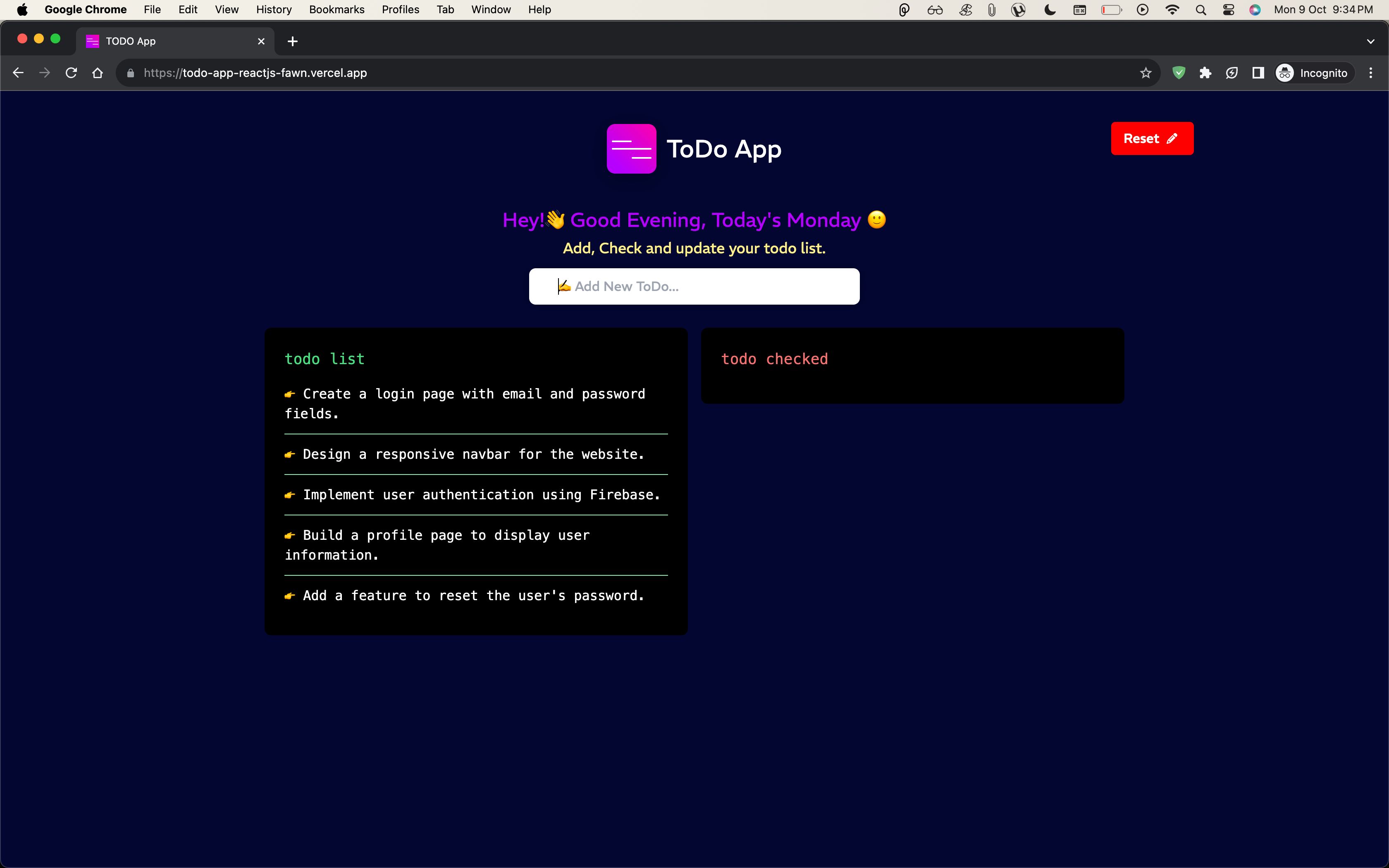 Github Black Sheepptodo App Reactjs Todo Reactjs App For Managing