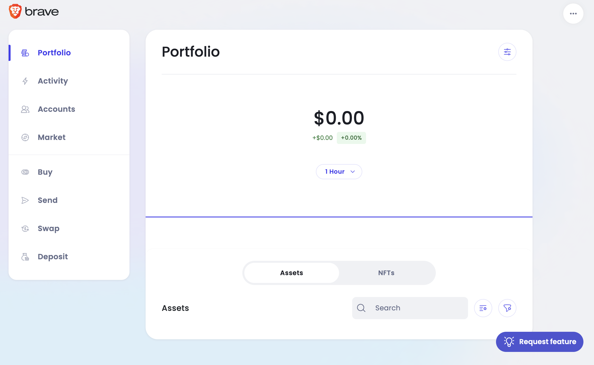 Add empty state to Portfolio when filters are applied · Issue #31147 · brave/brave-browser · GitHub