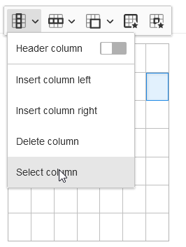 Select Row, Select Column menu doesn't work on Safari (mobile & desktop) · Issue #11066 ...