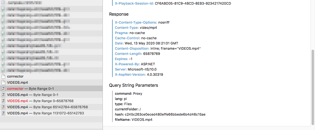 Video Files don't work on macOS and iOS Safari when sent through the connector · Issue #422 ...