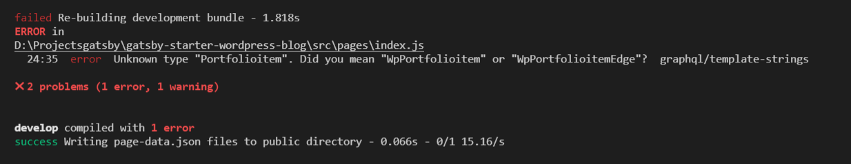 WordPress Graphiql works while in Gatsby graphql gives null · Issue ...