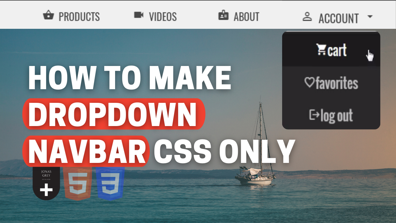 GitHub - unesamiri8/nav1-video: How to create DropDown Navigation bar