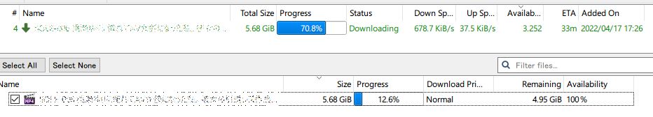 v4.4.x showing bogus progress percentage · Issue #16905 · qbittorrent ...