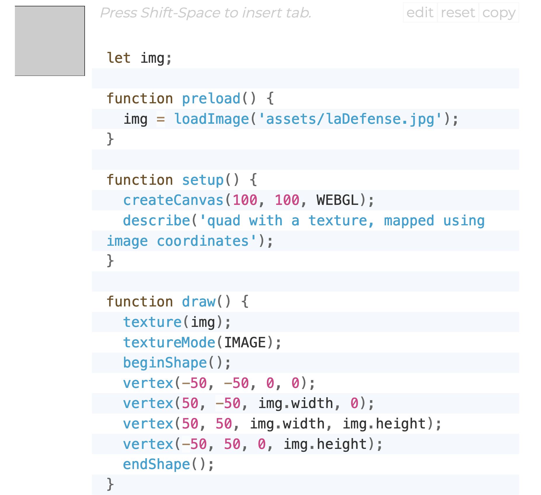 Second Texturemode Example Stopped Working · Issue 6365 · Processing P5 Js · Github