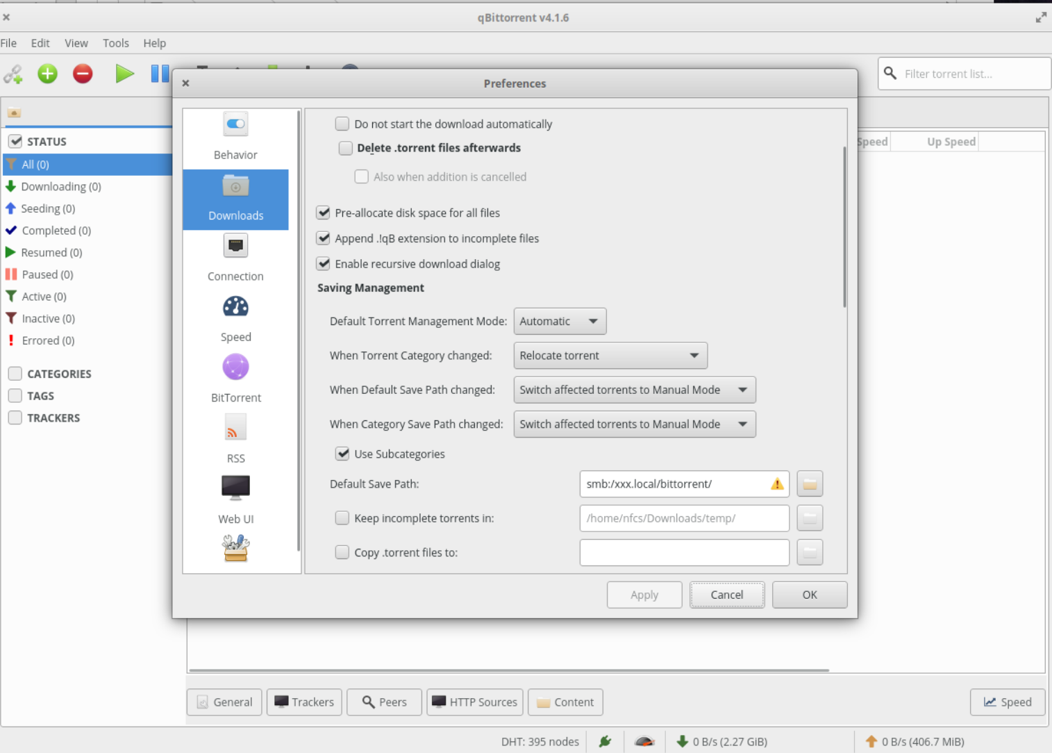 Unwanted path appended to default save path · Issue #10957 · qbittorrent/qBittorrent · GitHub