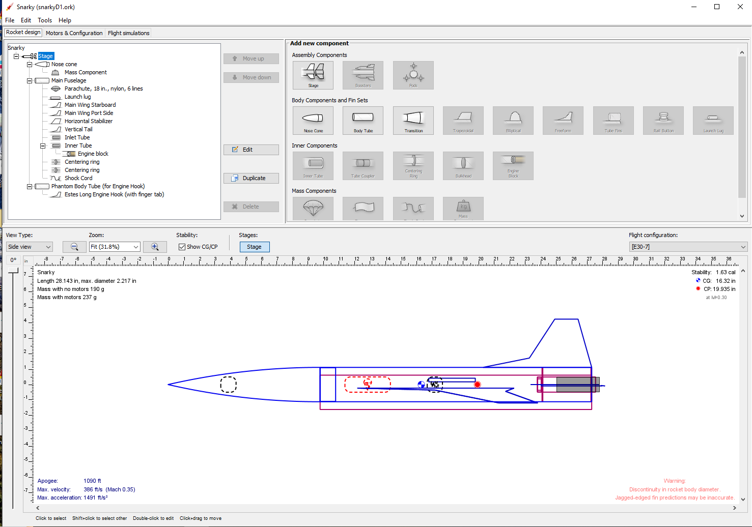 Packed parachute length changes between saves · Issue #1803 · openrocket/openrocket · GitHub