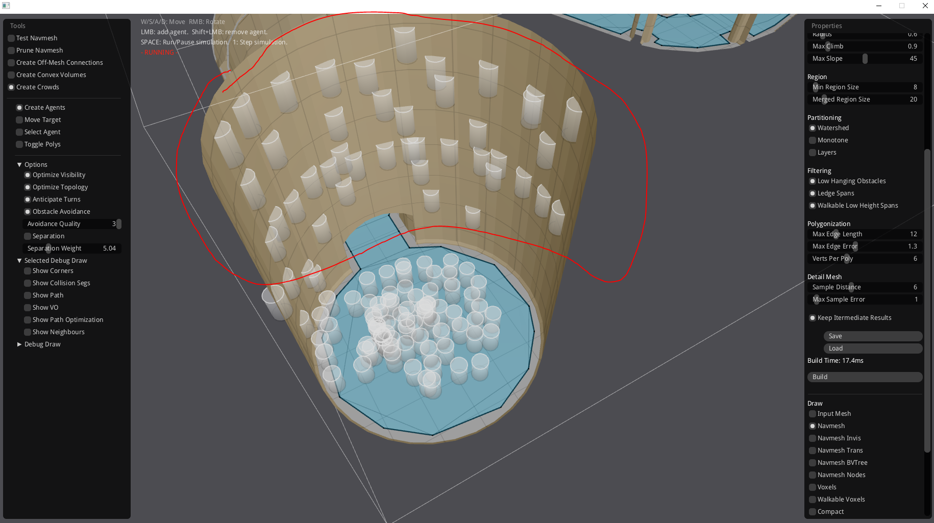 RecastDemo: Agents spawned into the wall · Issue #306 · recastnavigation/recastnavigation · GitHub