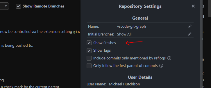 Add "show stashes" toggle · Issue #534 · mhutchie/vscode-git-graph · GitHub