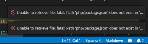 Prevent Visual Studio Code automatically requesting package.json files from Git Graph in the ...