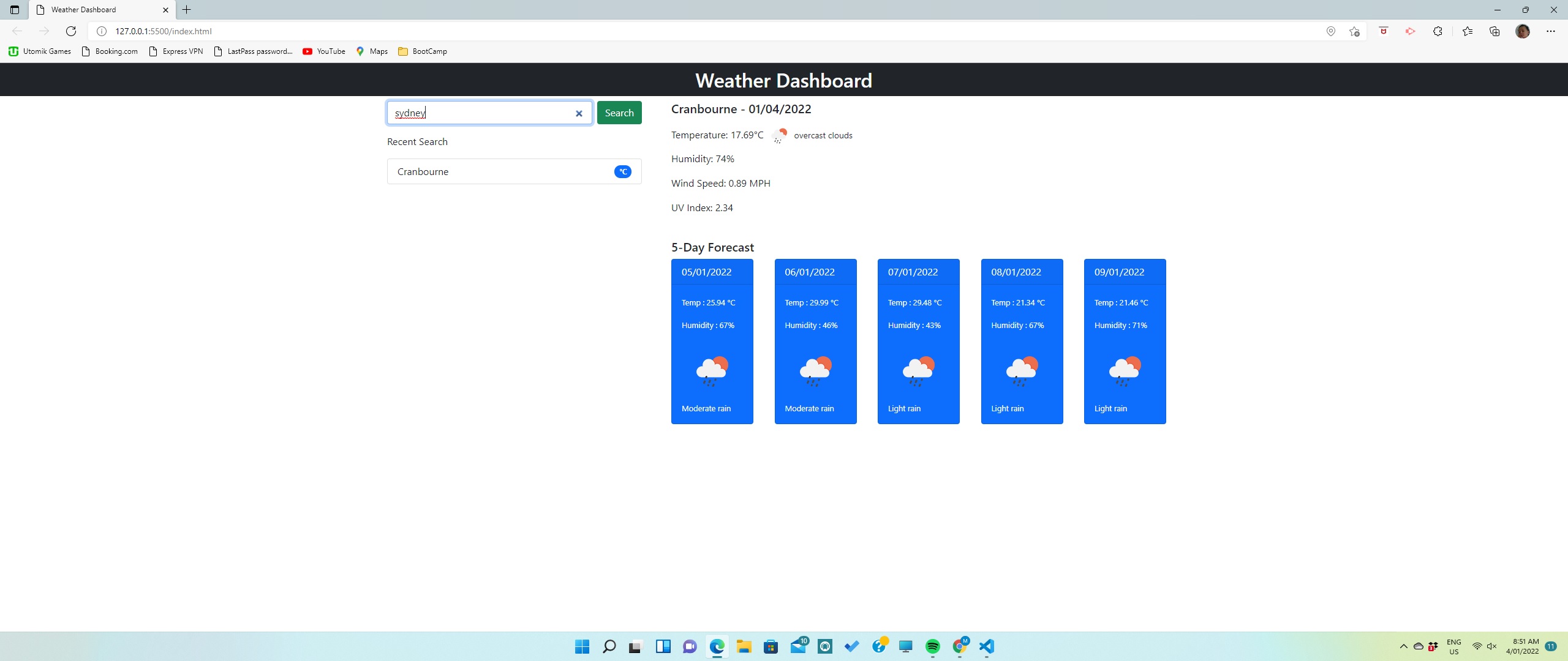 GitHub - mazamim/weather-dashboard