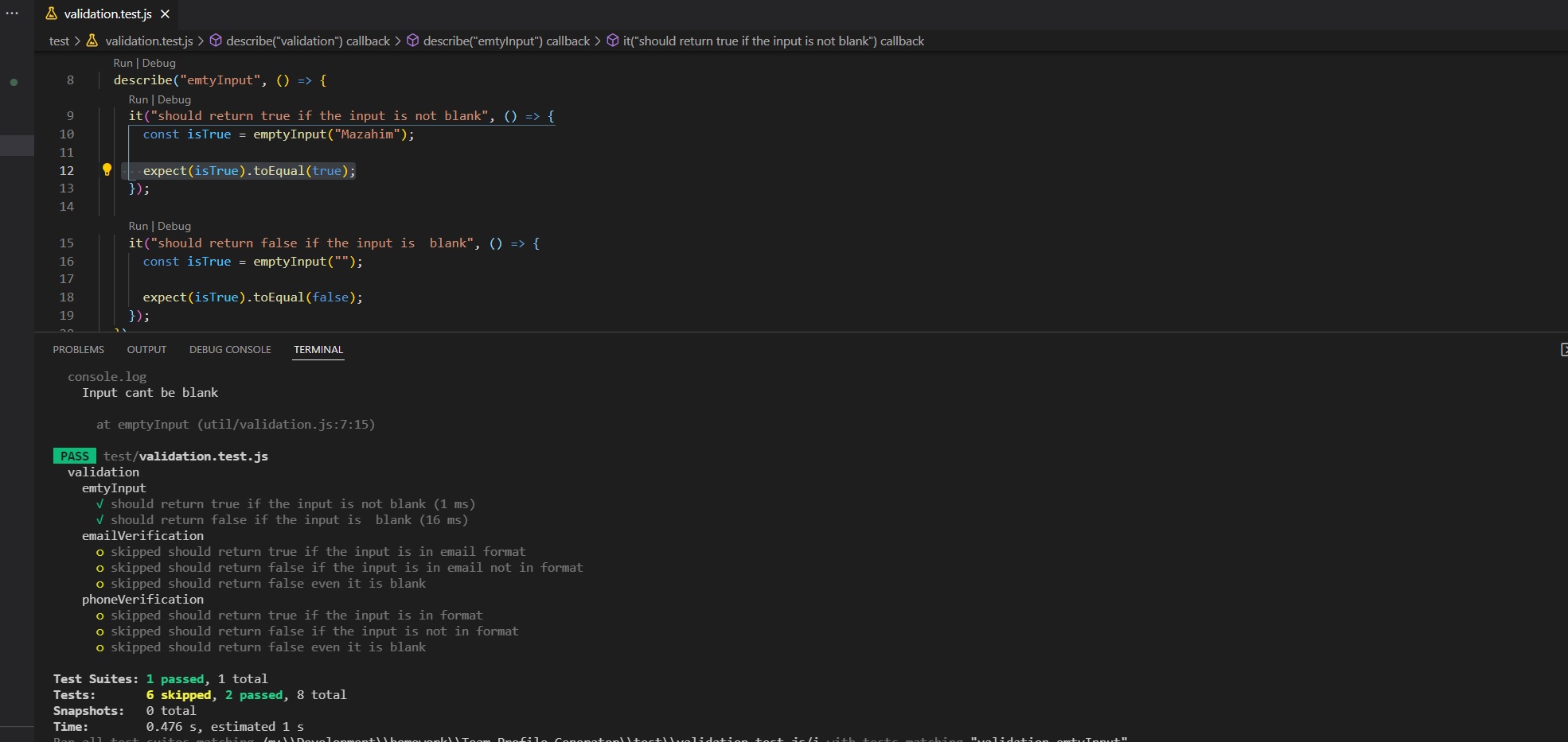 GitHub - mazamim/Team-Profile-Generator