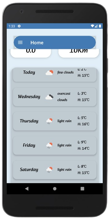 GitHub - alaagawish/Weather: Android application implemented using MVVM, ViewBinding, Picasso ...