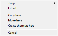Integrate context menu to the drop menu. · Issue #263 · M2Team/NanaZip · GitHub
