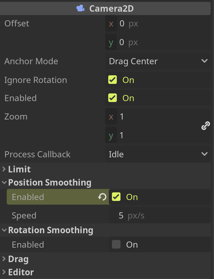 Camera2D zoom smoothing · Issue #6557 · godotengine/godot-proposals · GitHub