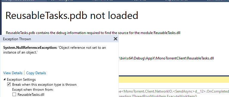 Reusabletasks error · Issue #182 · alanmcgovern/monotorrent · GitHub