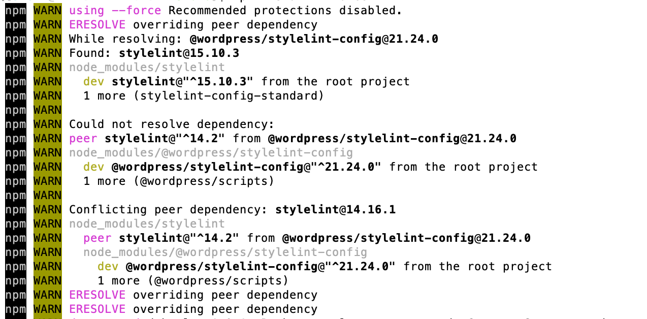 [ Wordpress Stylelint Config] The Premise Of 21 24 0 Stylelint Is