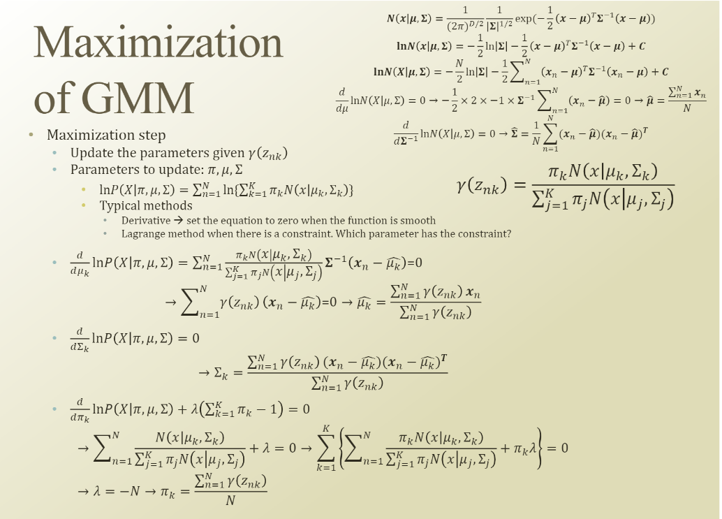 GitHub - sd2beatles/Gaussian-Mixture-Model