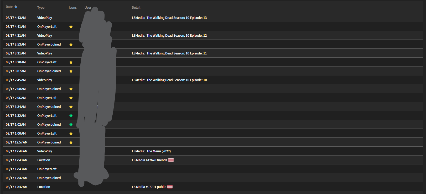 [Feature Request] Ability to clear entries in the Game Log · Issue #508 · vrcx-team/VRCX · GitHub